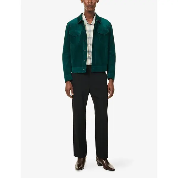 TOM FORD Suede Western Collared Jacket