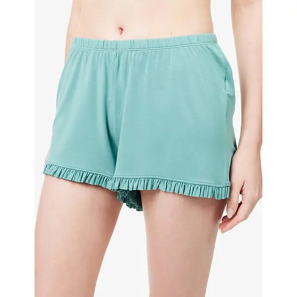 Eberjey Gisele Ruffle-trim Modal-jersey Pyjama Set
