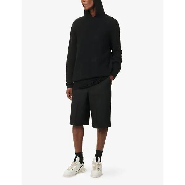 Rick Owens Straight-leg Wool Shorts