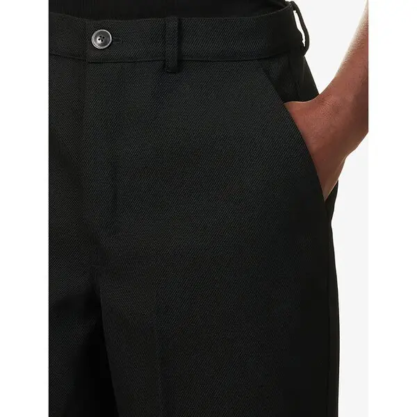 Rick Owens Straight-leg Wool Shorts