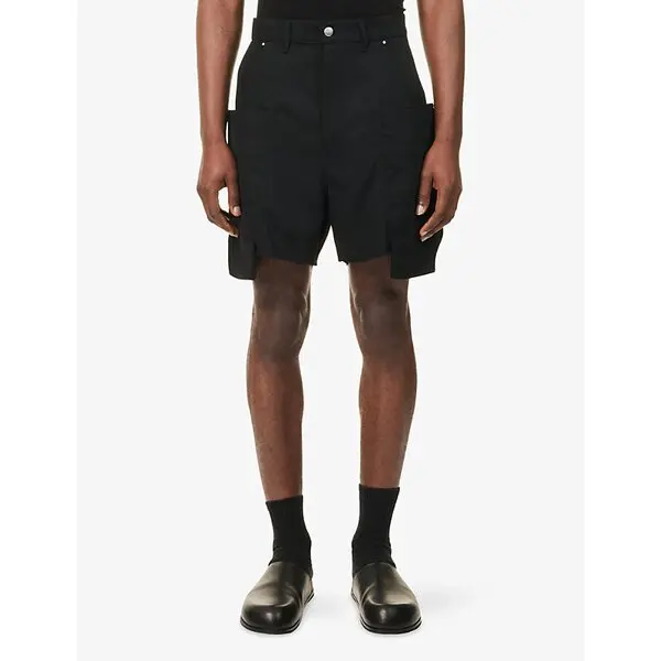 Rick Owens Stefan Wool Cargo Shorts