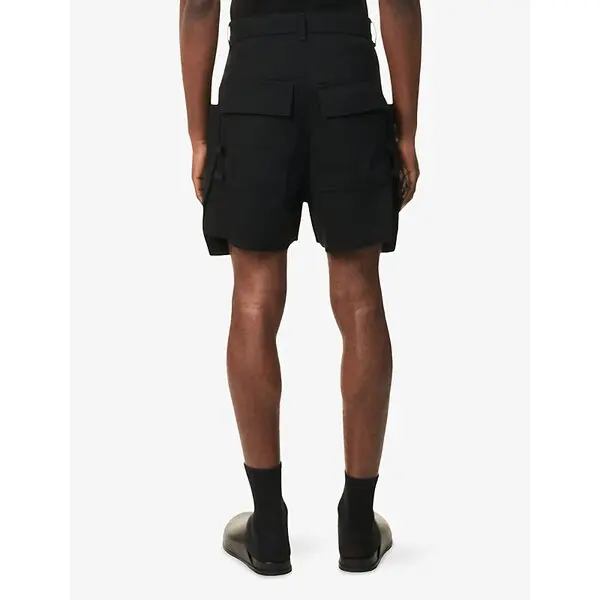 Rick Owens Stefan Wool Cargo Shorts