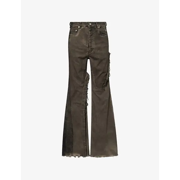 Rick Owens Bolan Bootcut Cotton Denim Jeans
