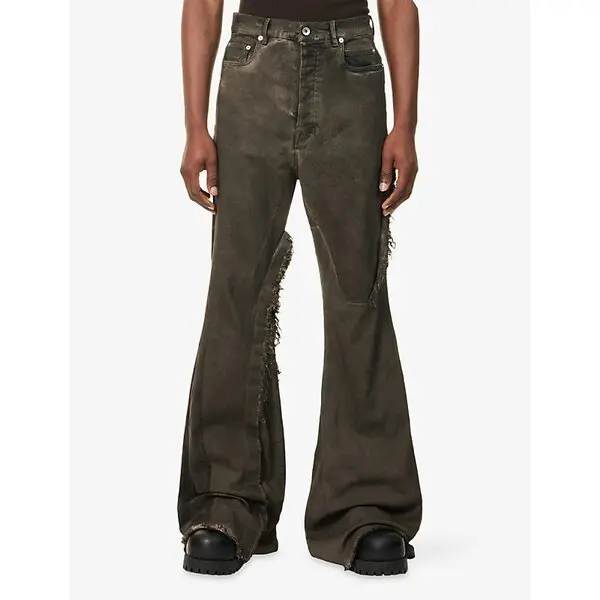 Rick Owens Bolan Bootcut Cotton Denim Jeans