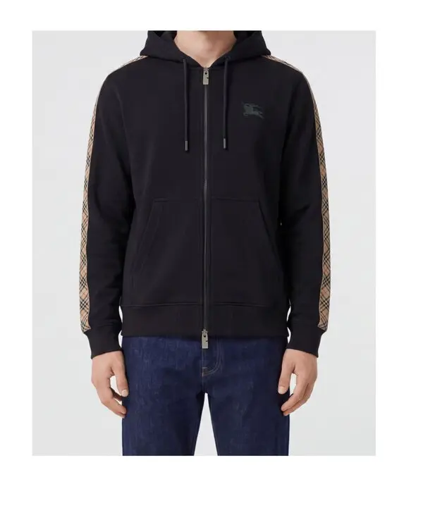 Burberry Zip-up Drawstring Hoodie