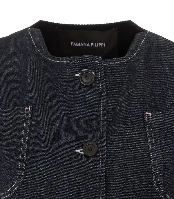 Fabiana Filippi Long-sleeve Denim Jacket