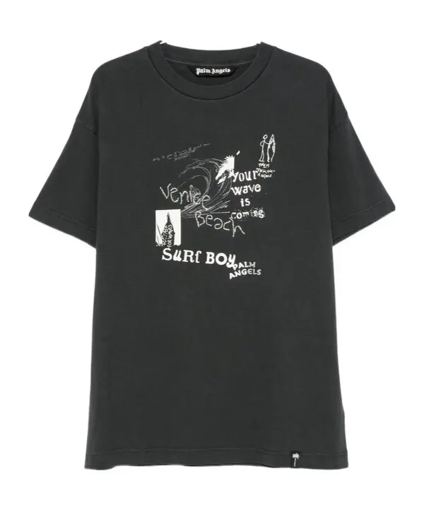 Palm Angels Crew Neck T-shirt