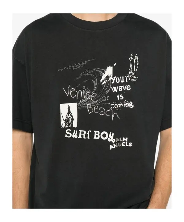 Palm Angels Crew Neck T-shirt