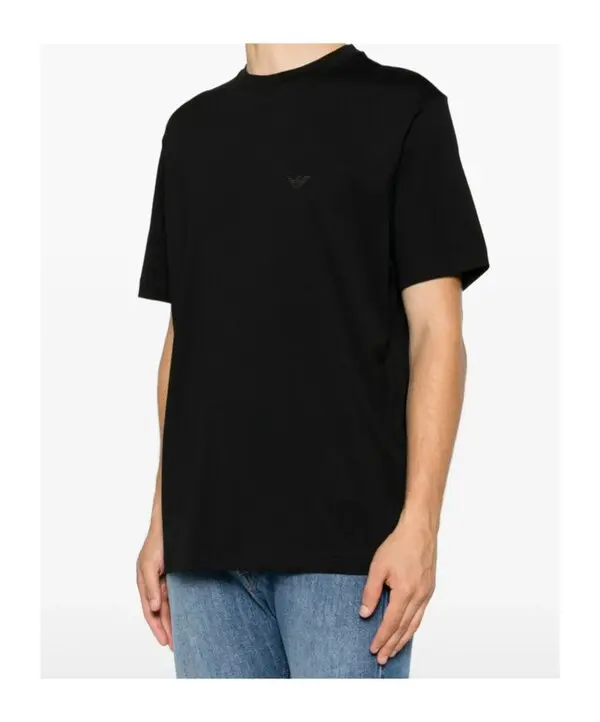 Emporio Armani Logo-embroidered T-shirt