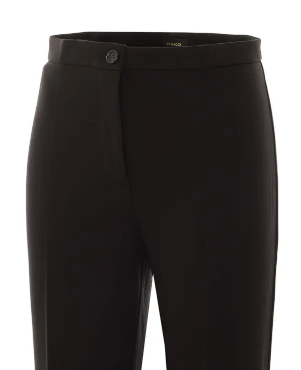 Pinko Button-detail Casual Trousers