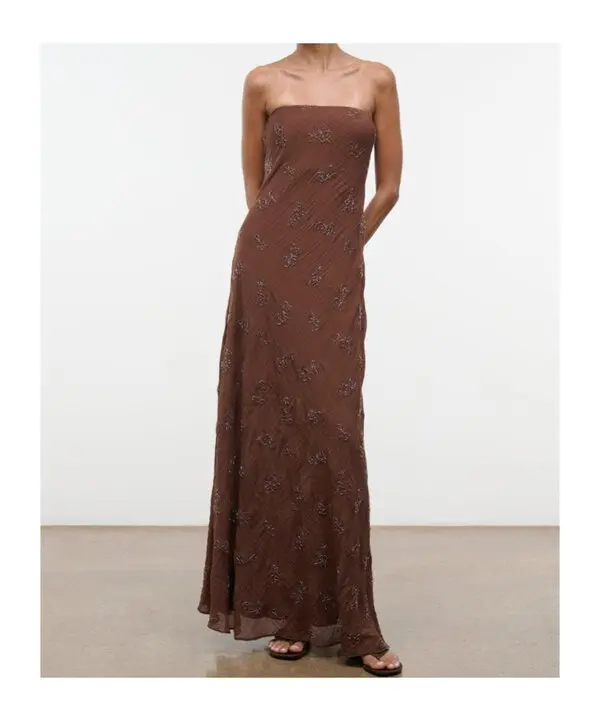 Staud Cassie Dress Cedar