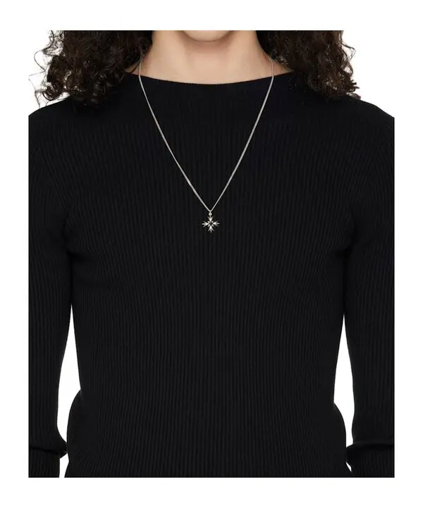 Emanuele Bicocchi Badges And Crystal Necklace