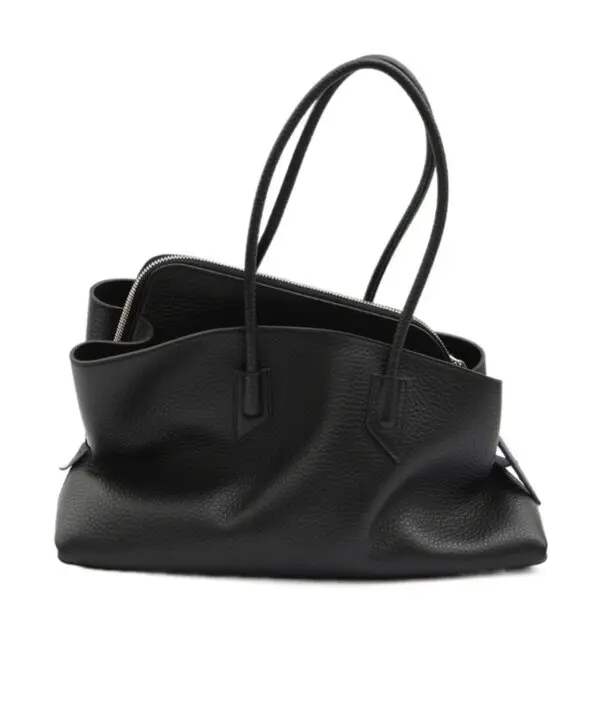 Attico Top Handle Shoulder Bag - Black