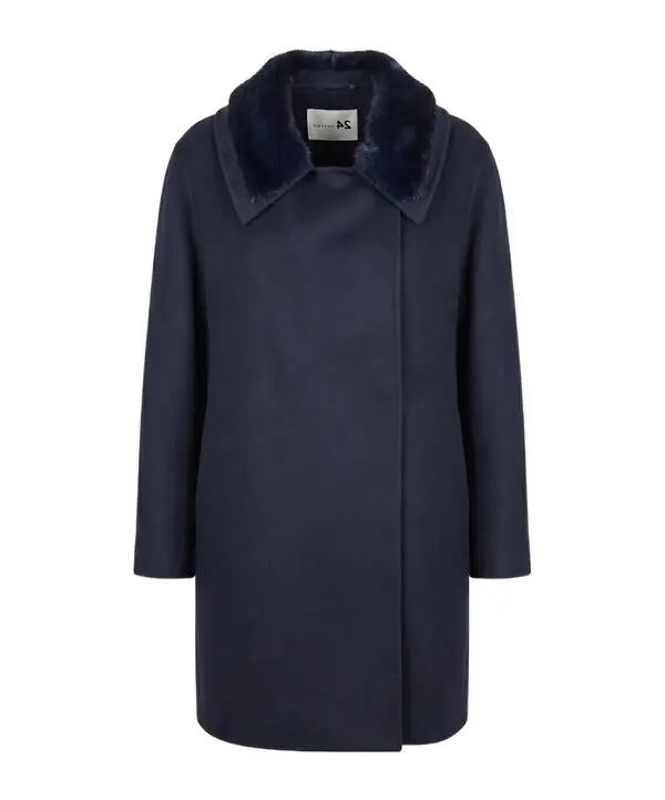 MANZONI 24 Long-sleeve Collared Coat