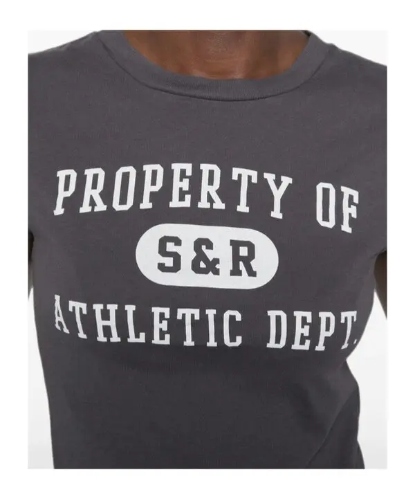 SPORTY  RICH Crew Neck Printed T-shirt