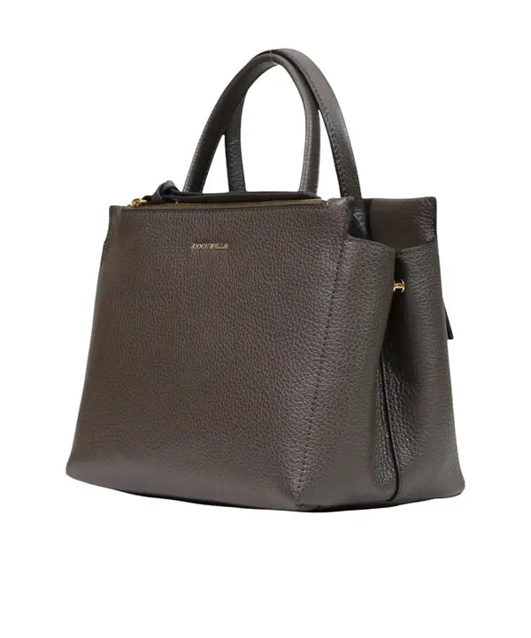 COCCINELLE Medium Arlettis Textured Leather Tote Bag