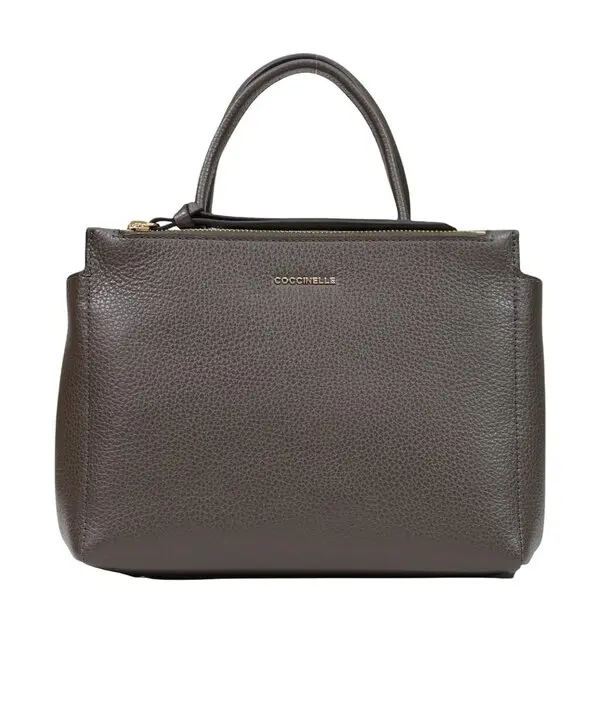 COCCINELLE Medium Arlettis Textured Leather Tote Bag