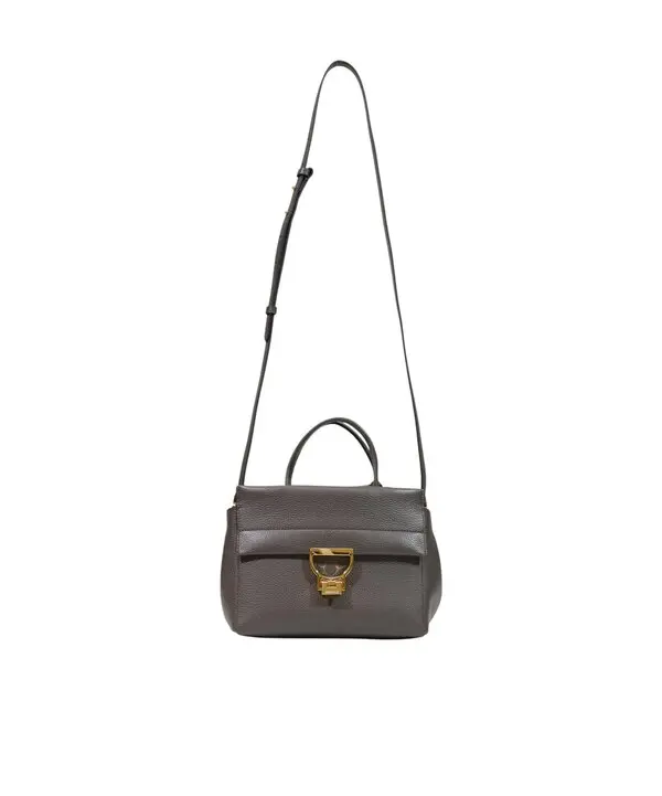 COCCINELLE Medium Arlettis Textured Leather Tote Bag