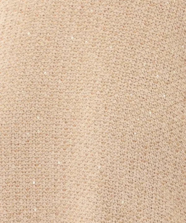 Fabiana Filippi Sleeveless Sequined Knit Mini Dress