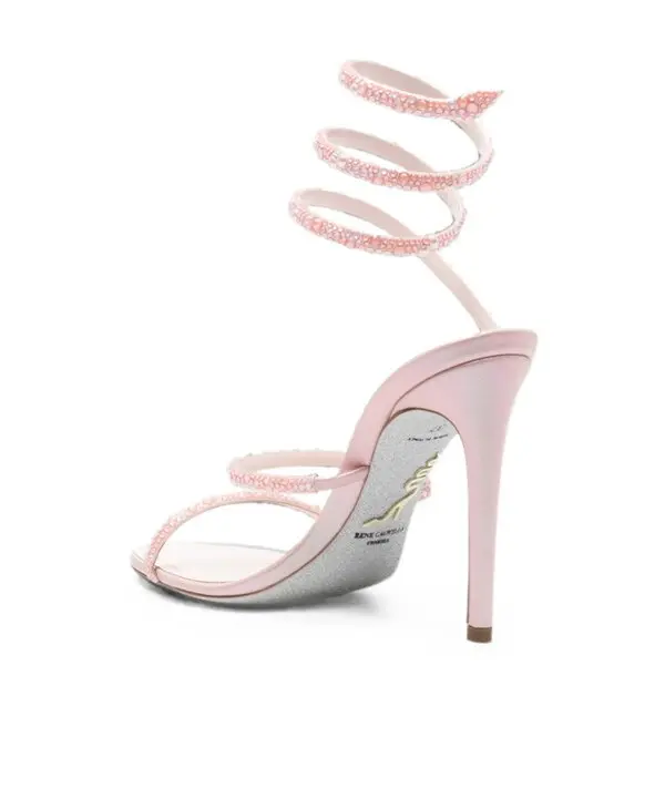 Rene Caovilla Round-toe High-heeled Sandals