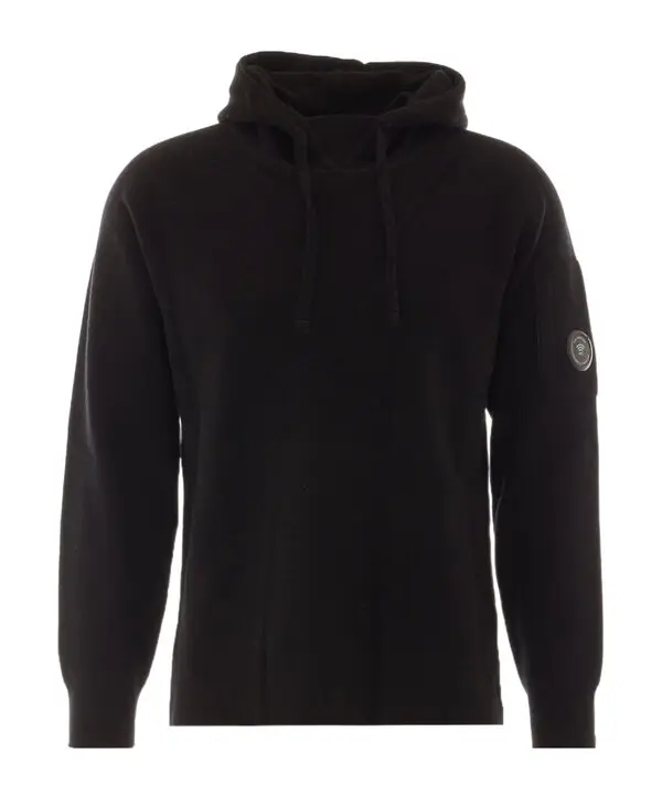 C.P. COMPANY Long-sleeved Sweater With Drawstring Hood