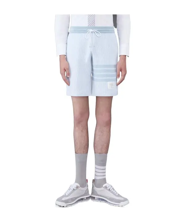 Thom Browne 4-bar Striped Drawstring Shorts