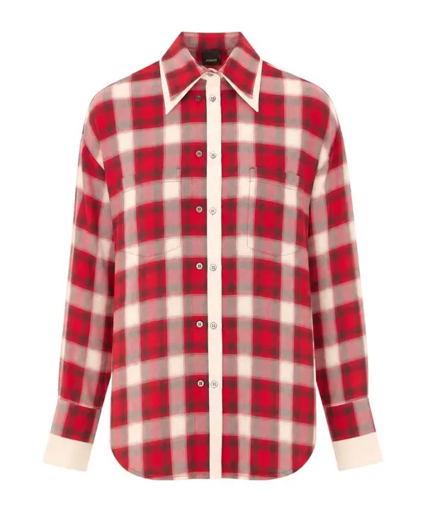 Pinko Plaid Shirt - Red