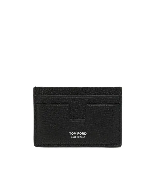 TOM FORD Flat Card Holder - Black