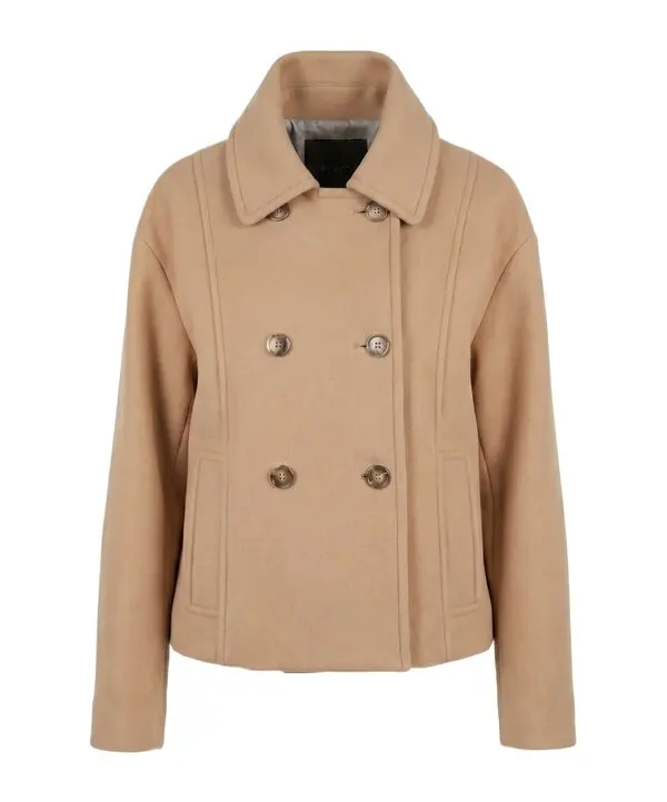 Pinko Long-sleeved Cropped Coat