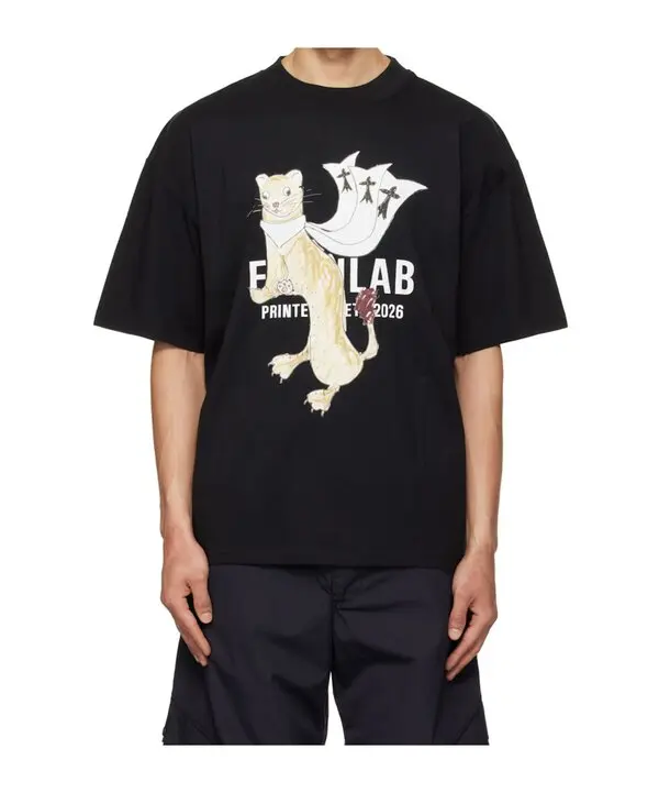 EGONLAB Printed Crew Neck T-shirt