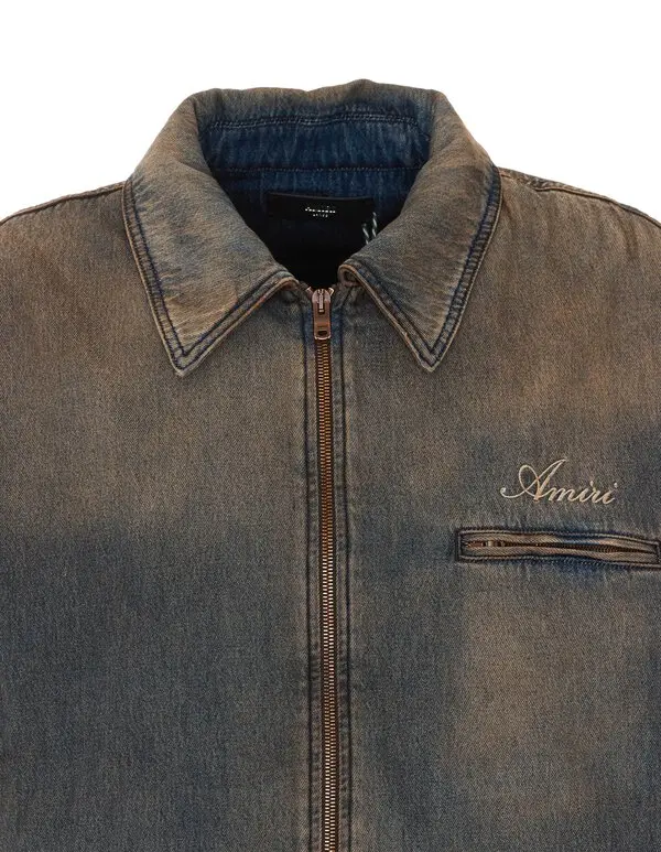 Amiri Long-sleeved Denim Jacket