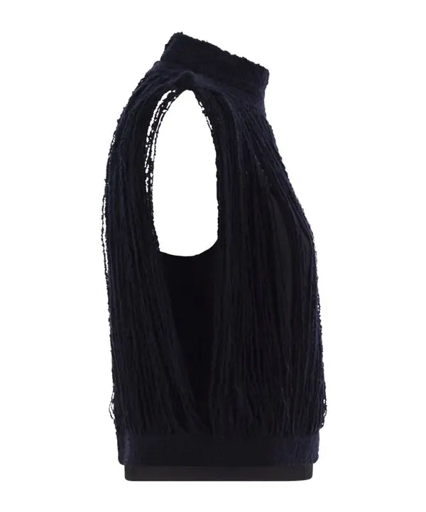 Fabiana Filippi Fringed Knit Top