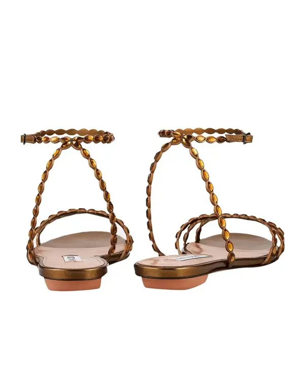 AQUAZZURA Ankle-strap Flat Sandals