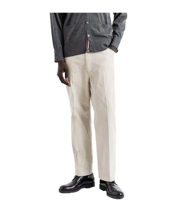 Thom Browne Corduroy Chino Trousers - Beige
