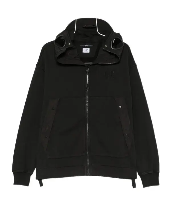 C.P. COMPANY Long-sleeved Hooded Zip-up Sweatshirt