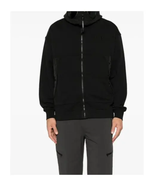 C.P. COMPANY Long-sleeved Hooded Zip-up Sweatshirt