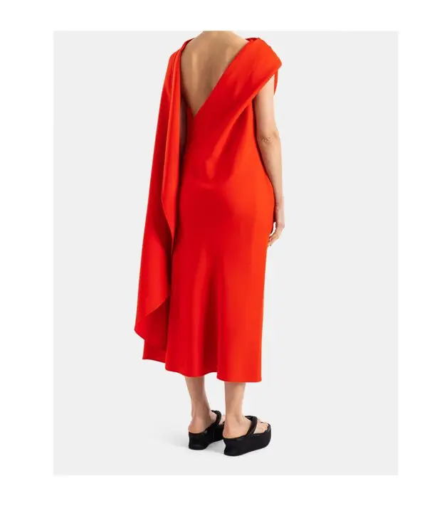 Balenciaga Draped Asymmetric Dress