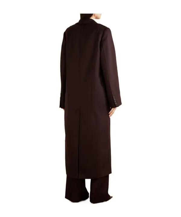 Victoria Beckham Long Solid-color Coat