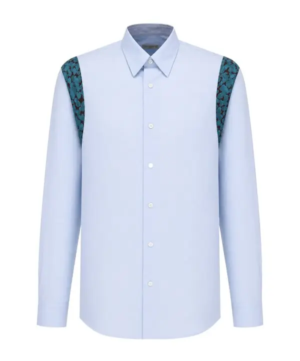 Dries Van Noten Long Sleeve Shirt - Blue