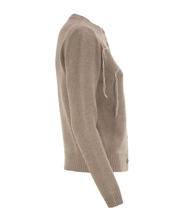 Fabiana Filippi Long-sleeve Single-breasted Cardigan