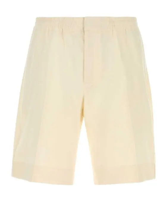 Zegna Pleated Tailored Shorts - Nude