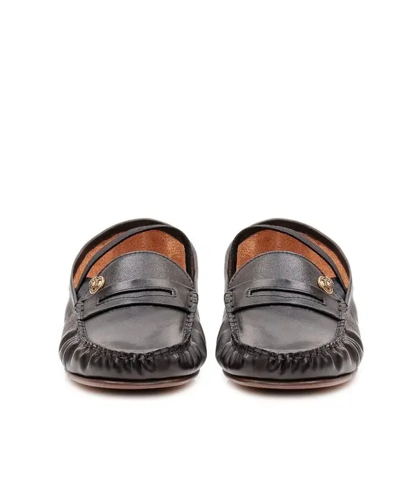 Versace Medusa Ruched Loafers