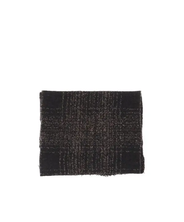 Faliero Sarti Short-sleeved Fringed Scarf - Black