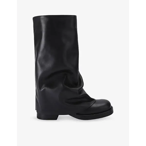 Steve Madden Benton Leather Boots - Black