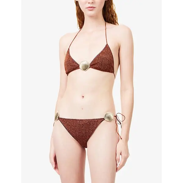 Oseree Lumiere Shell-hardware Bikini Set