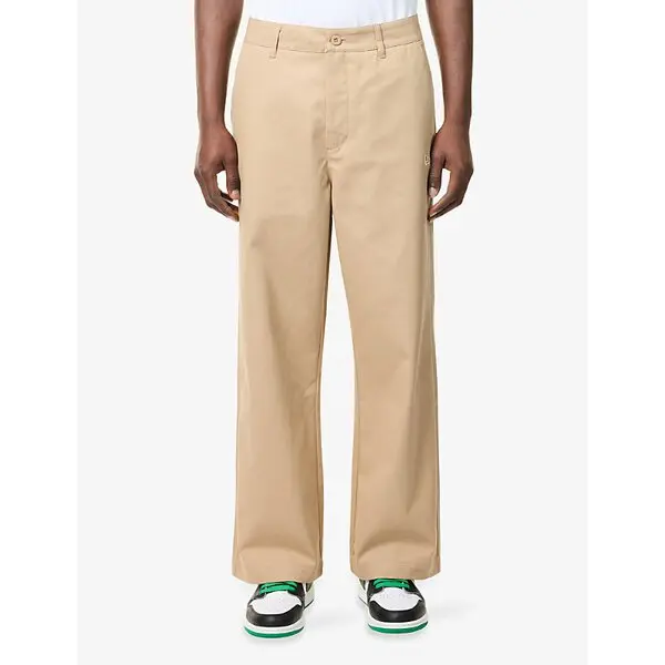 New Era Athletics Mlb Logo-embroidered Cotton Chinos