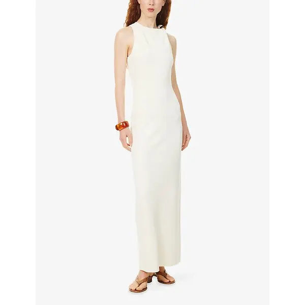 SIR. Saba Asymmetric Knit Midi Dress