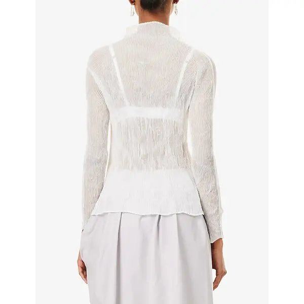 Issey Miyake April Chiffon Twist Top