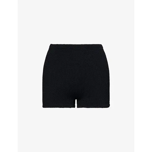 Hunza G Original Crinkle™ Shorty Bottoms - Black