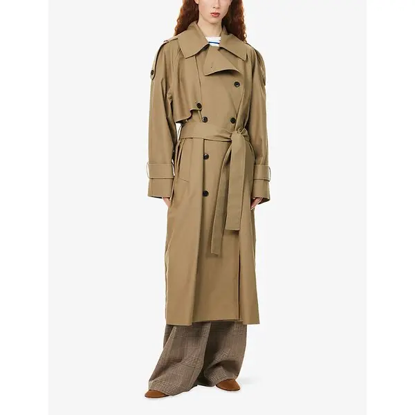 SKALL STUDIO Luna Cotton Trench Coat